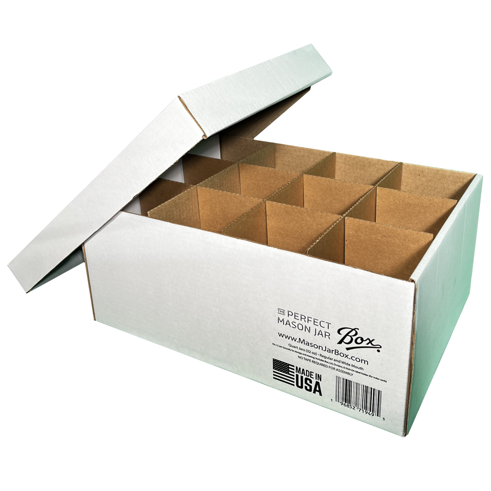 The Perfect Mason Jar Storage Box - Quart size - Canning Jar storage ...